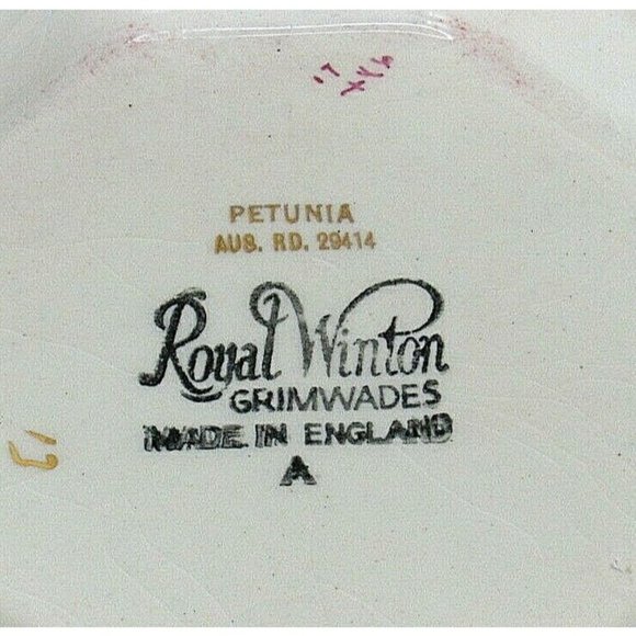 Royal Winton Grimwades | Accents | Vintage Royal Winton Grimwades Serving Bowl Vegetable Petunia ...